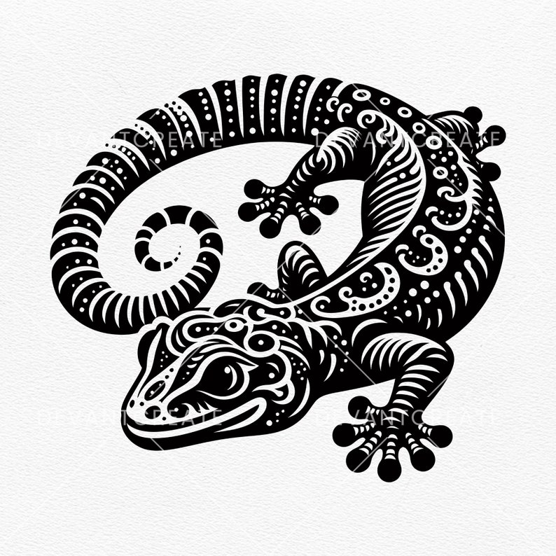 Gecko SVG, Lizard Gecko Svg, Gecko Bundle Svg, Gecko Silhouette SVG PNG ...