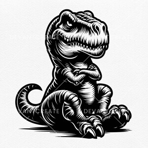 Funny T-rex SVG, Dinosaur SVG, Grumpy T-rex, T-rex Laugh SVG, T-rex ...