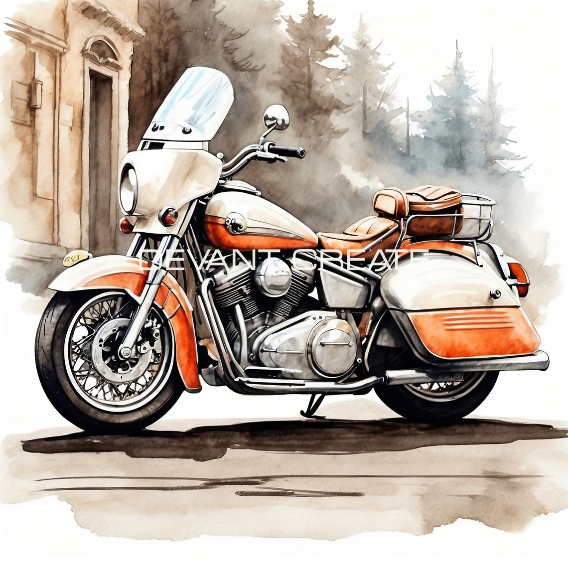 18 Old Motorcycle Clip Art, Classic Motorcycle Clipart, Old Motorcycle, Motorbike - Etsy