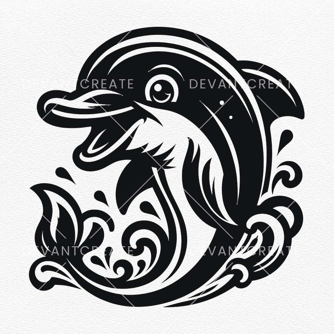 Dolphin SVG, Dolphin With Sunglasses, Cute Funny Dolphin, Dolphin Ocean ...