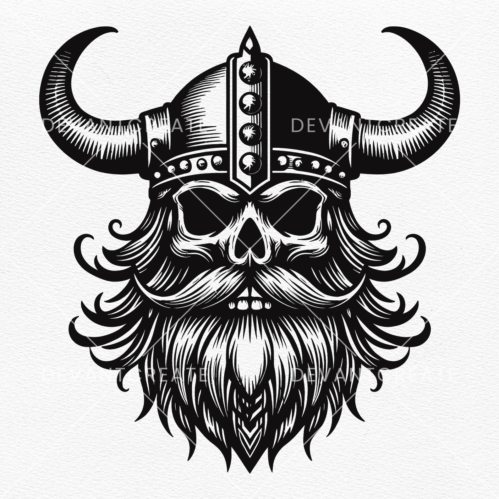 Viking Skull SVG, Viking Svg, Viking Head Svg, Skull Head Svg, Viking ...