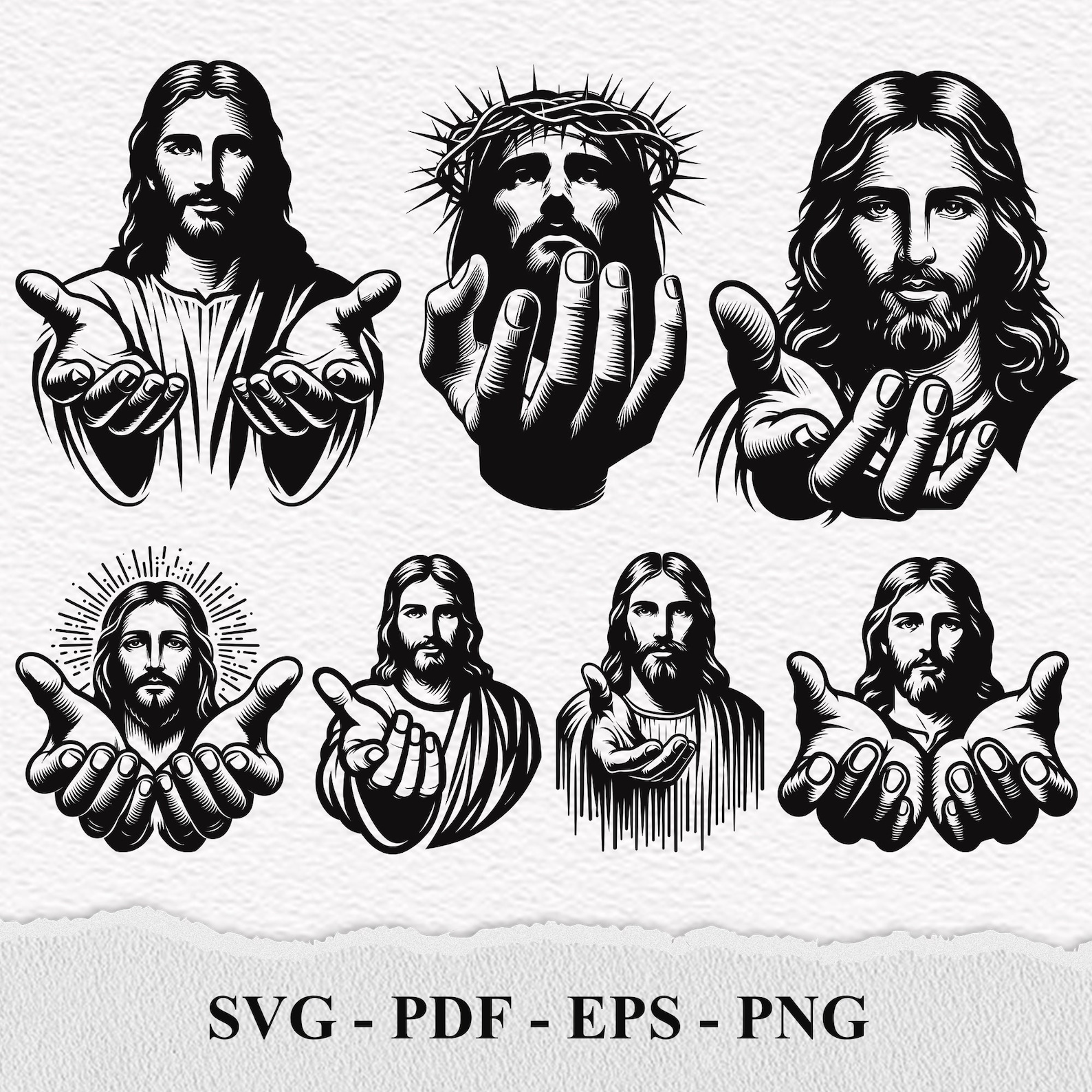 Jesús SVG, Jesús Cara SVG, Jesús Brazo Abierto Svg, Christian SVG ...