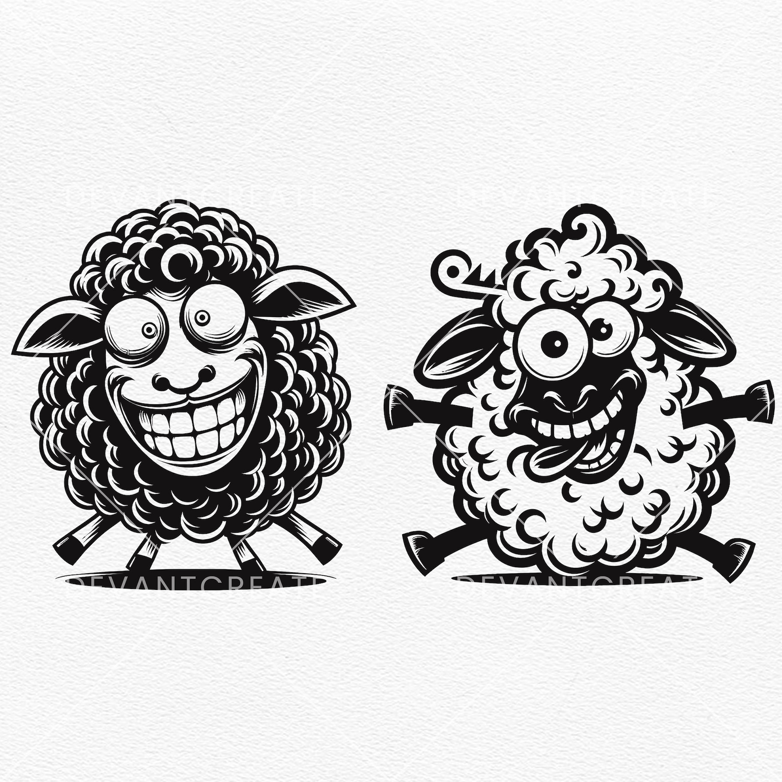 Crazy Animal SVG, Funny Animal Svg, Crazy Farm Animal Svg, Crazy Forest ...