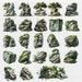 Rocks Clipart, 218 Mossy Rocks Watercolor, Stone Rocks Bundle Clipart ...