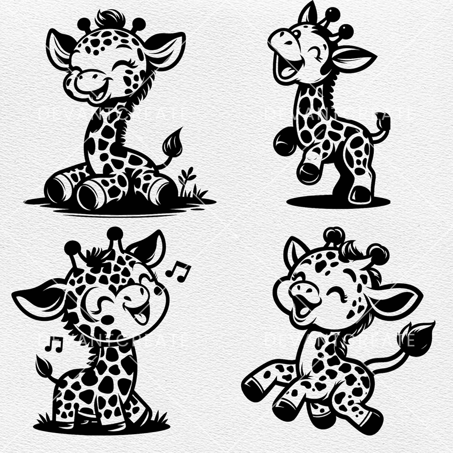 Cute Baby Giraffe SVG, Cute Giraffe Svg, Funny Giraffe, Giraffe Svg ...