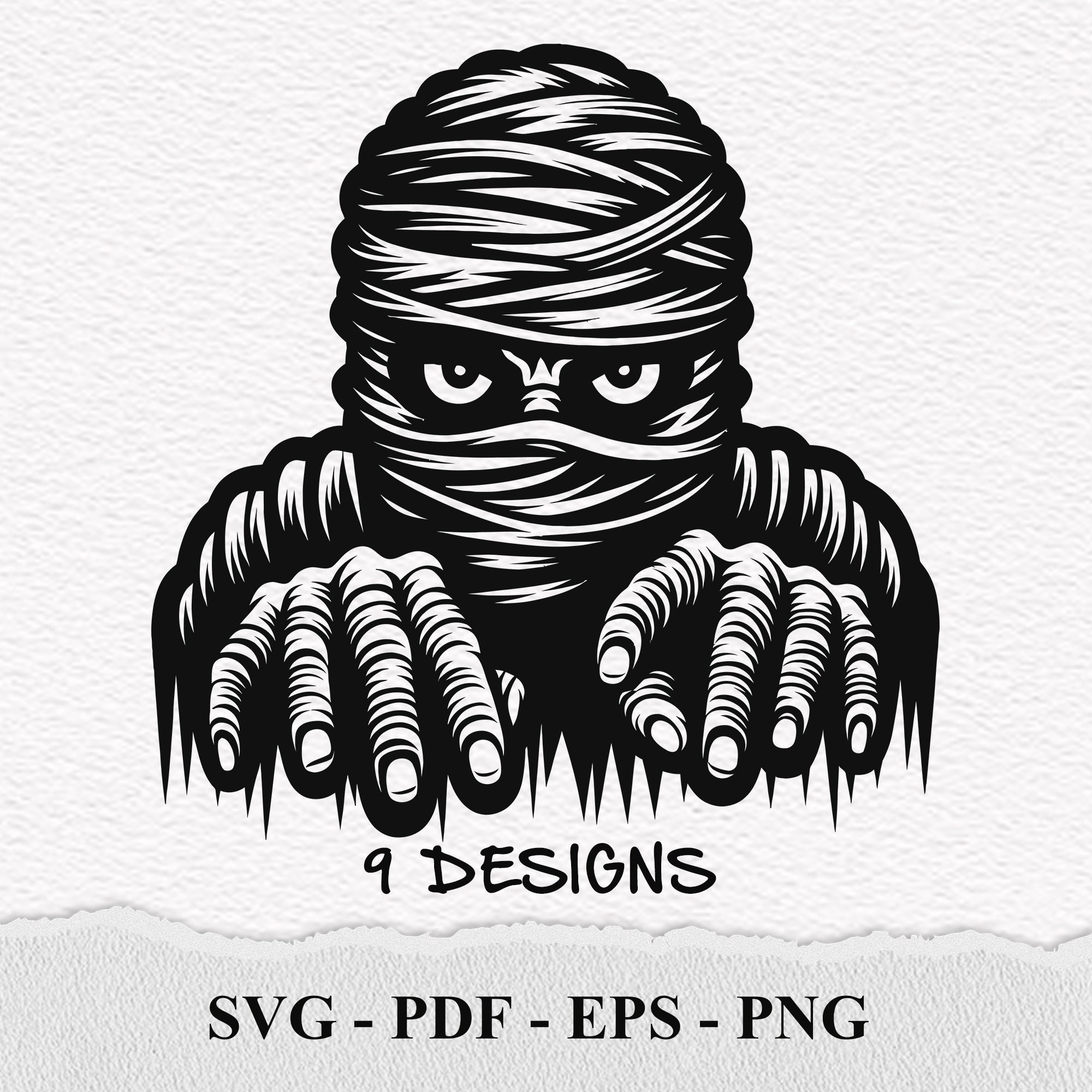 Mummy SVG, Mummy Bundle Svg, Mummy Skull Svg, Horror Mummy, Peeking ...