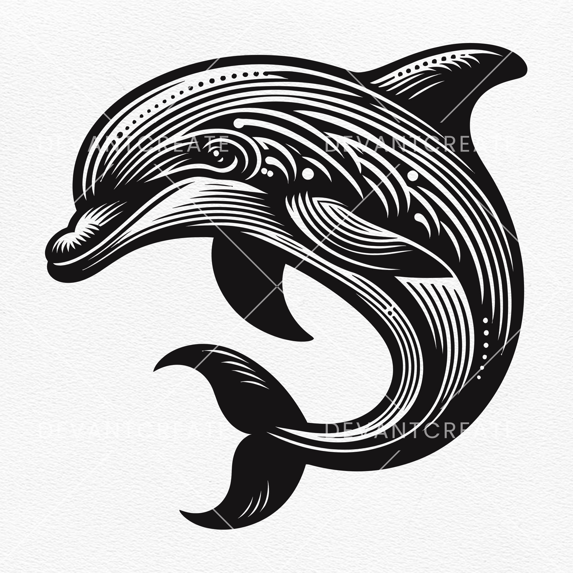 Dolphin SVG, Dolphin Bundle Svg, Dolphin Ocean Scene Svg, Dolphin ...