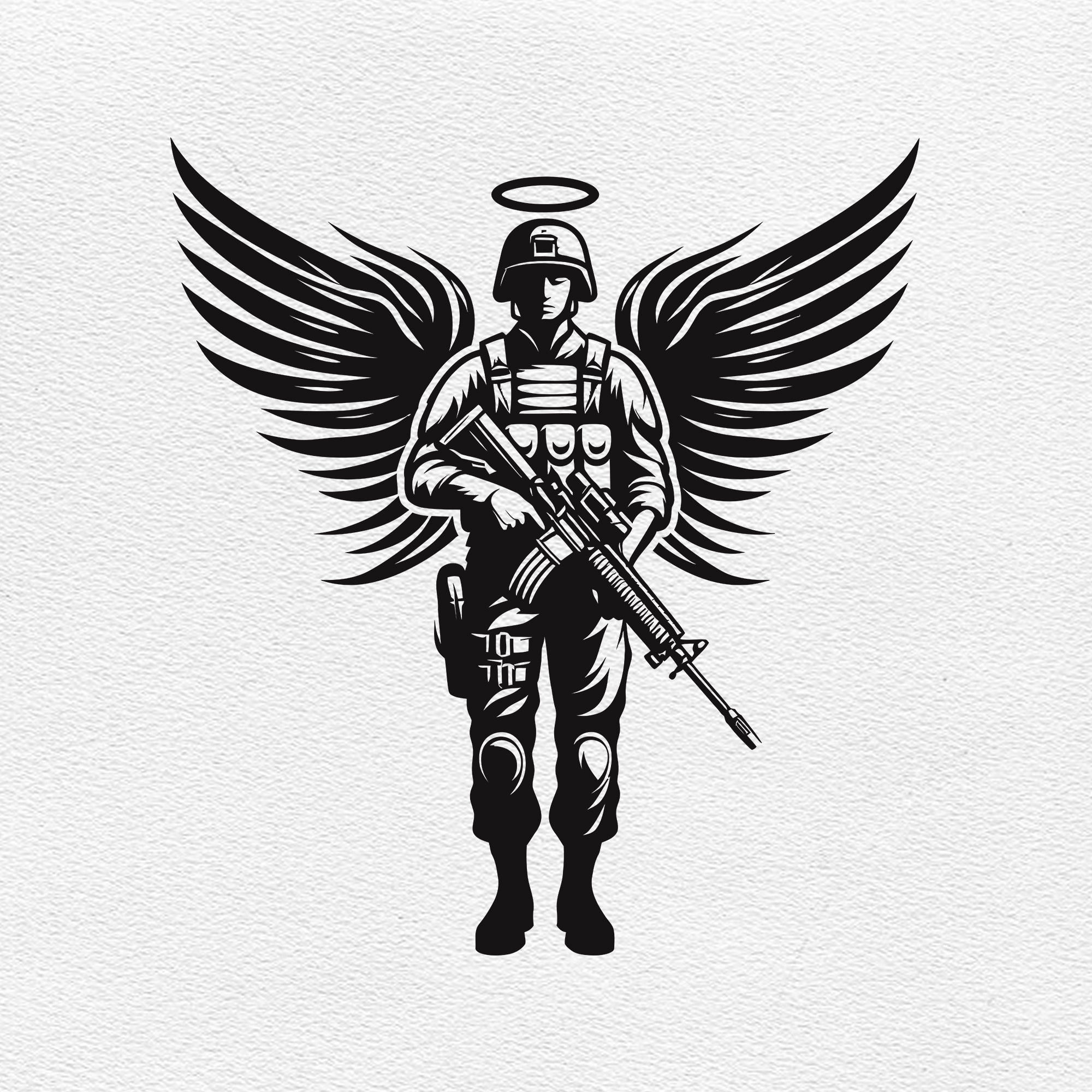 Angel Soldier SVG, Angel SVG, Wings Svg, Soldier Angel Svg, Soldier ...