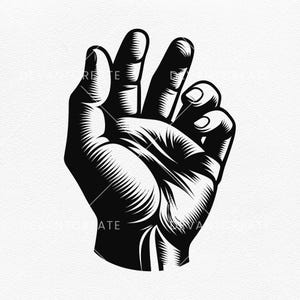 Hand Gesture SVG, Various Hand Gesture, Love Gesture Hand, Rockstar ...