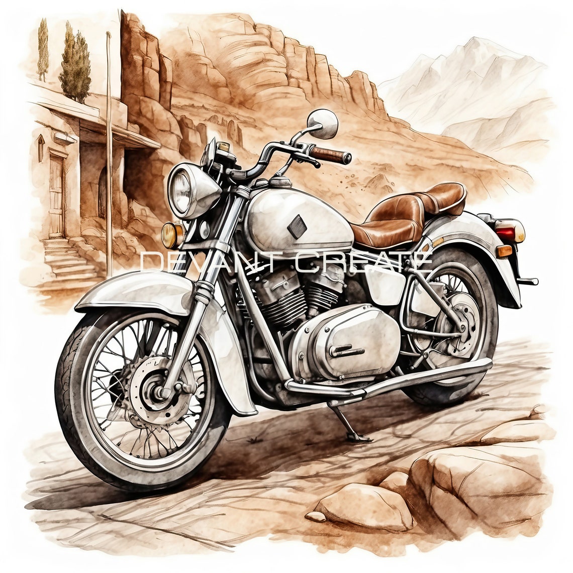 18 Old Motorcycle Clip Art, Classic Motorcycle Clipart, Old Motorcycle, Motorbike - Etsy