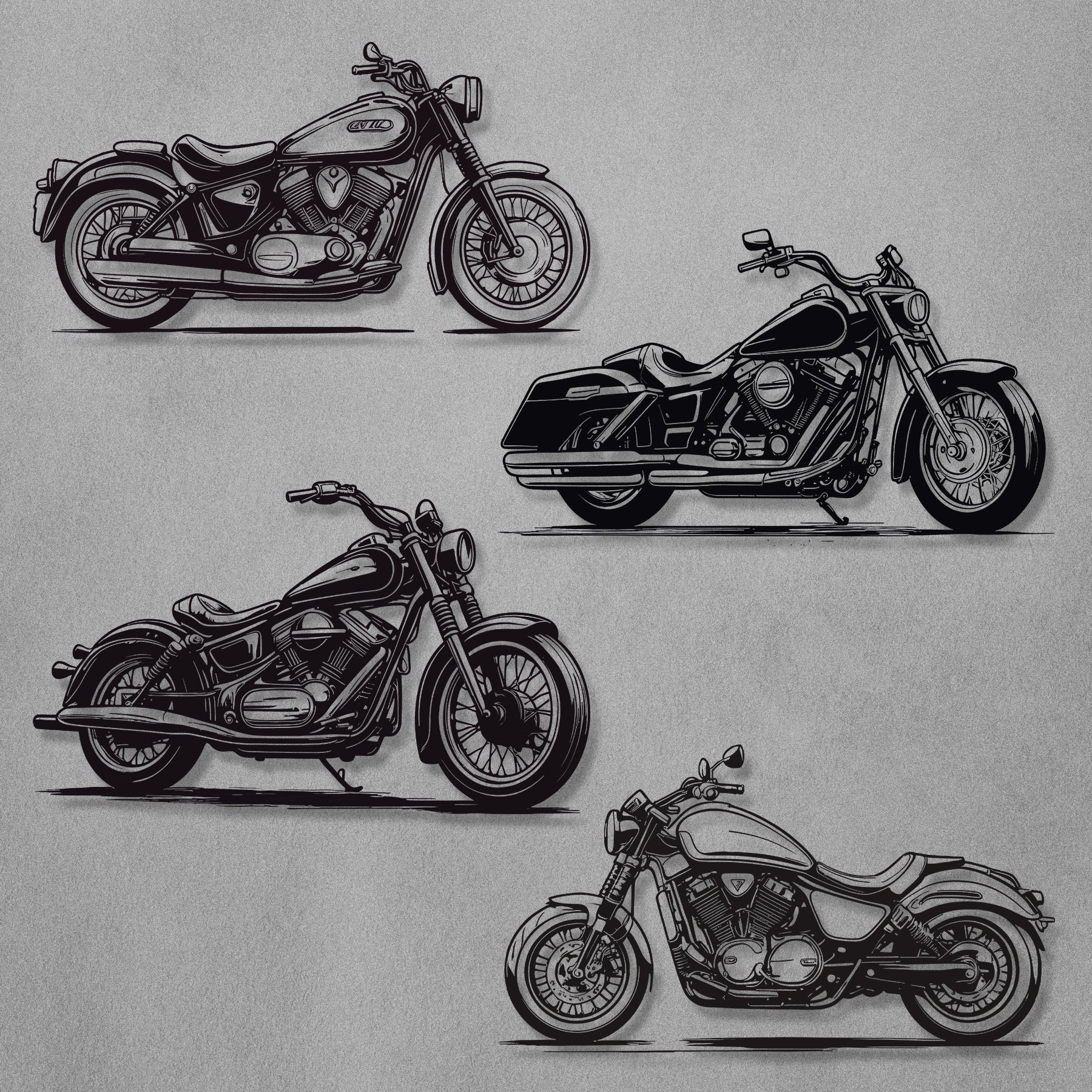 Old Motorcycle SVG Bundle, Motorbike Svg, Motorcycle Clipart, Motorbike ...