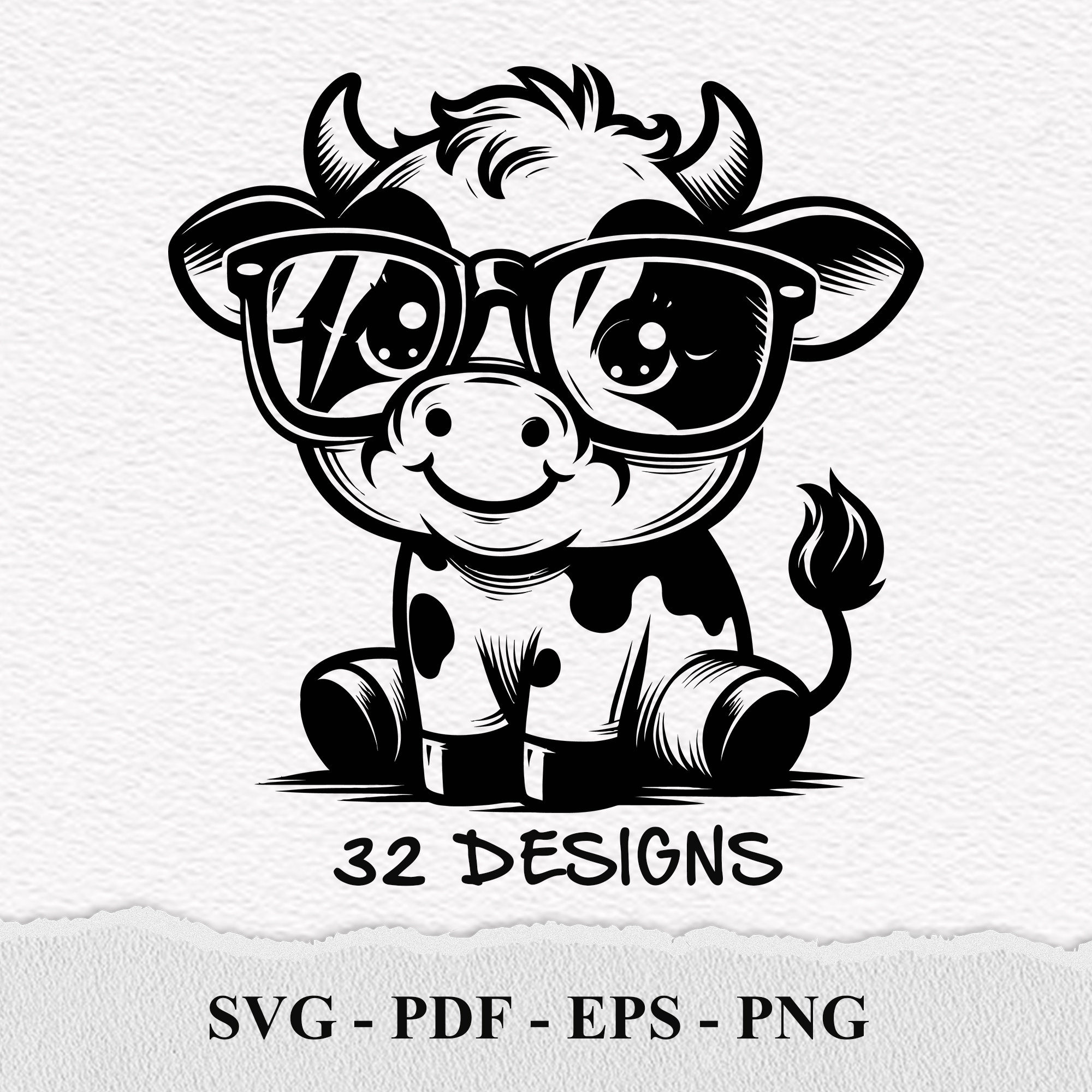 Cute Baby Cow SVG, Cute Cow Svg, Funny Cow, Cow Svg Bundle, Cow Face ...