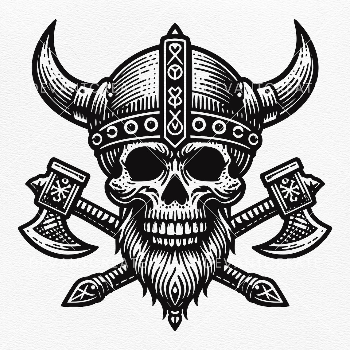 Viking Skull SVG, Viking Svg, Viking Head Svg, Skull Head Svg, Viking ...