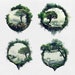 Nature Trees, 21 Circle Tree Clipart, Nature Scenery Clipart, Enchanted ...