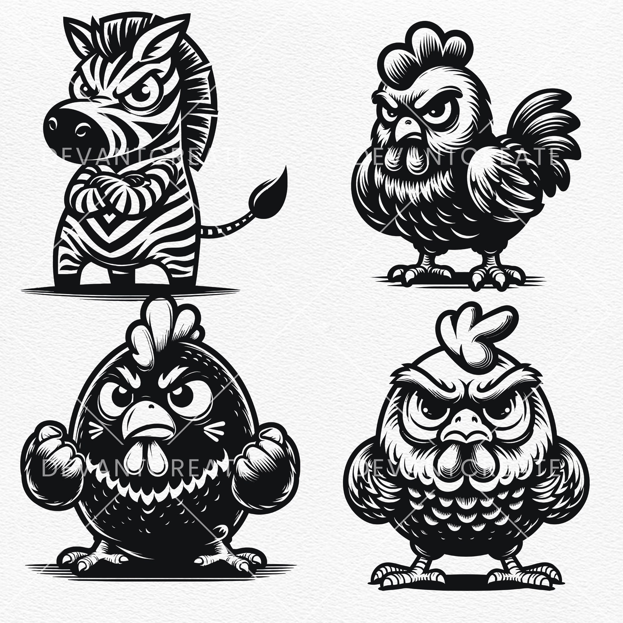 Grumpy Animal SVG, Funny Grumpy Animals Svg, Grumpy Farm Animal Svg ...