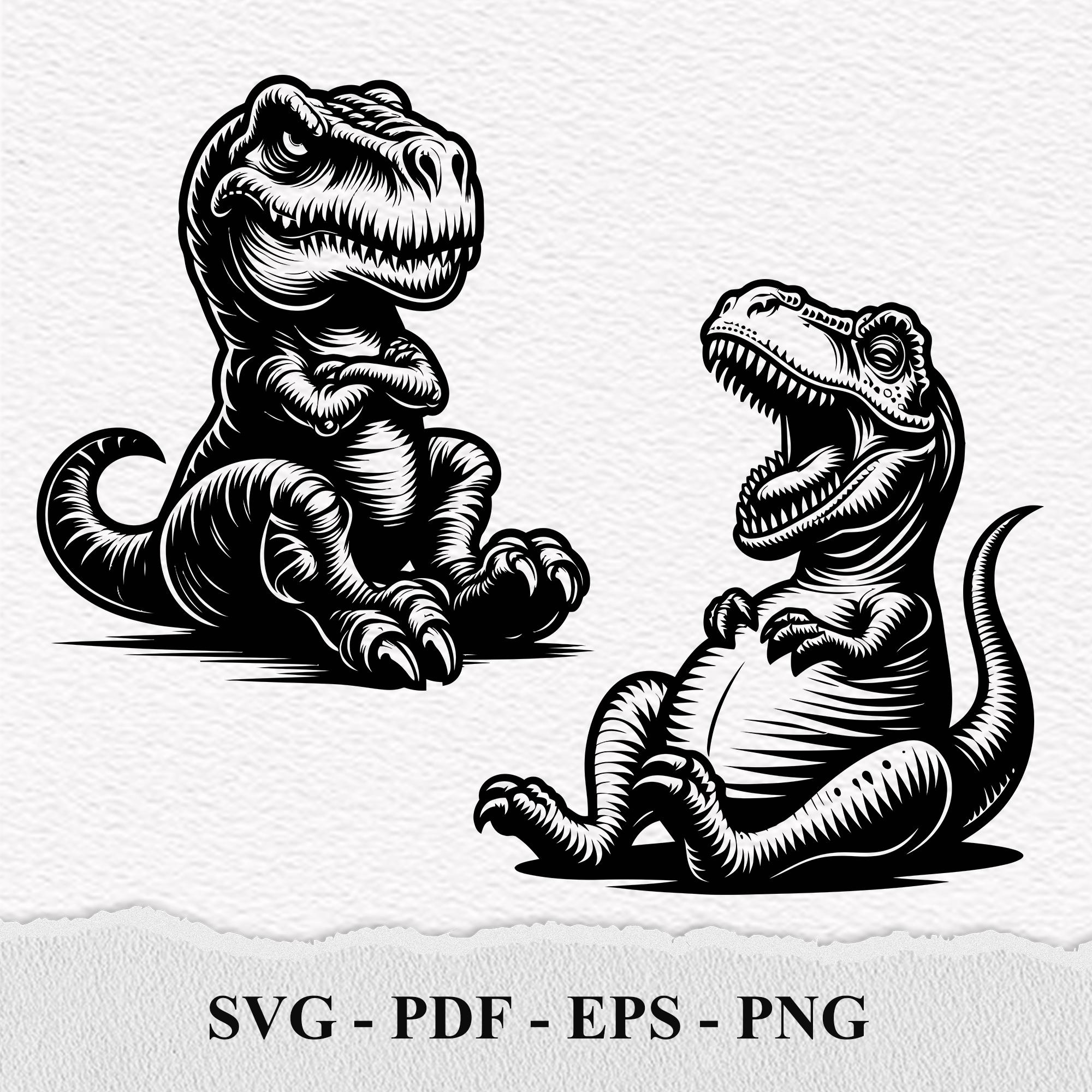Funny T-rex SVG, Dinosaur SVG, Grumpy T-rex, T-rex Laugh SVG, T-rex ...