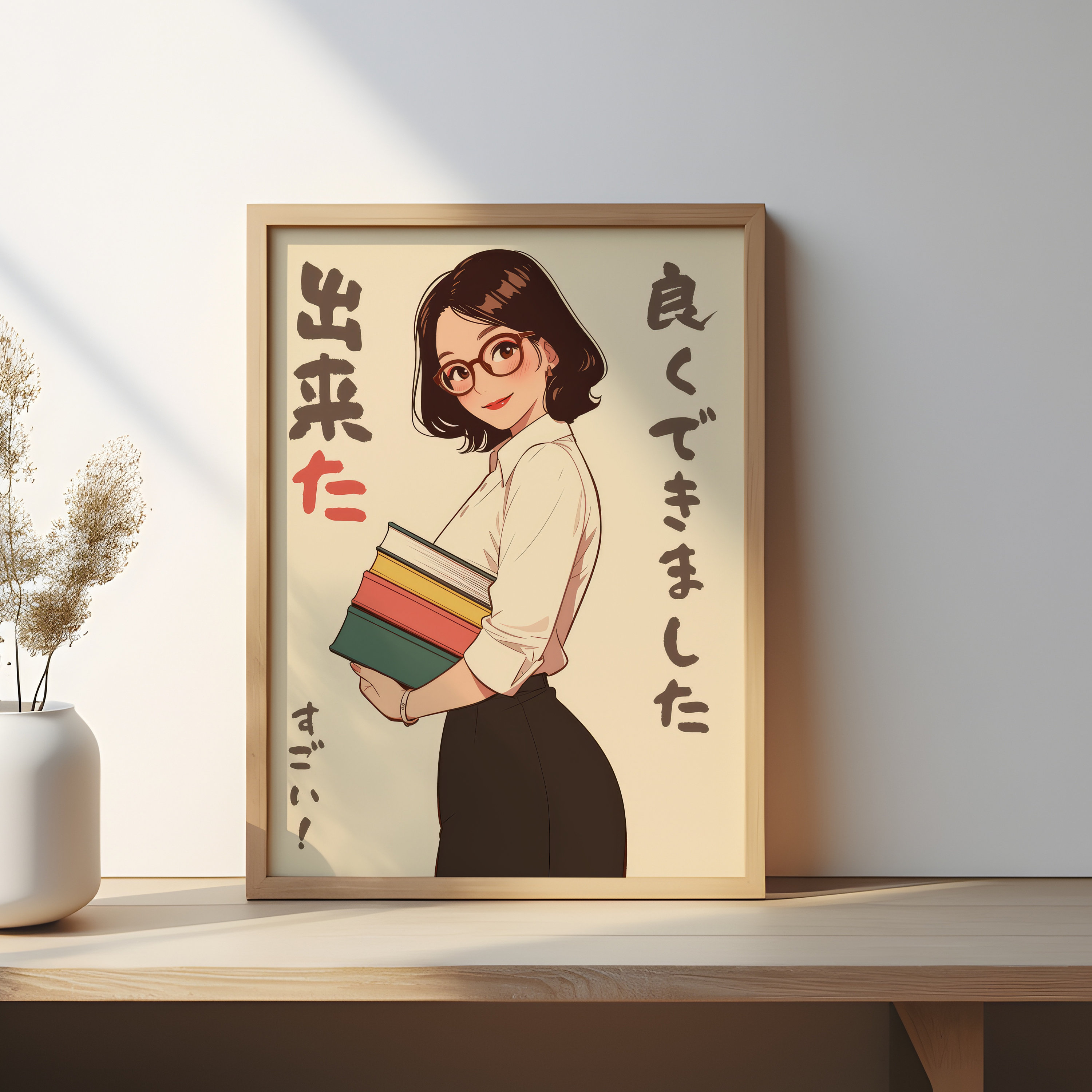 Japanese Sensei Art Print, Sensei Poster, Sugoi! Wow in Japanese ...