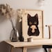 Dumpling Cat Art Print, Umai! Japanese Delicious! Dumpling Illustration ...