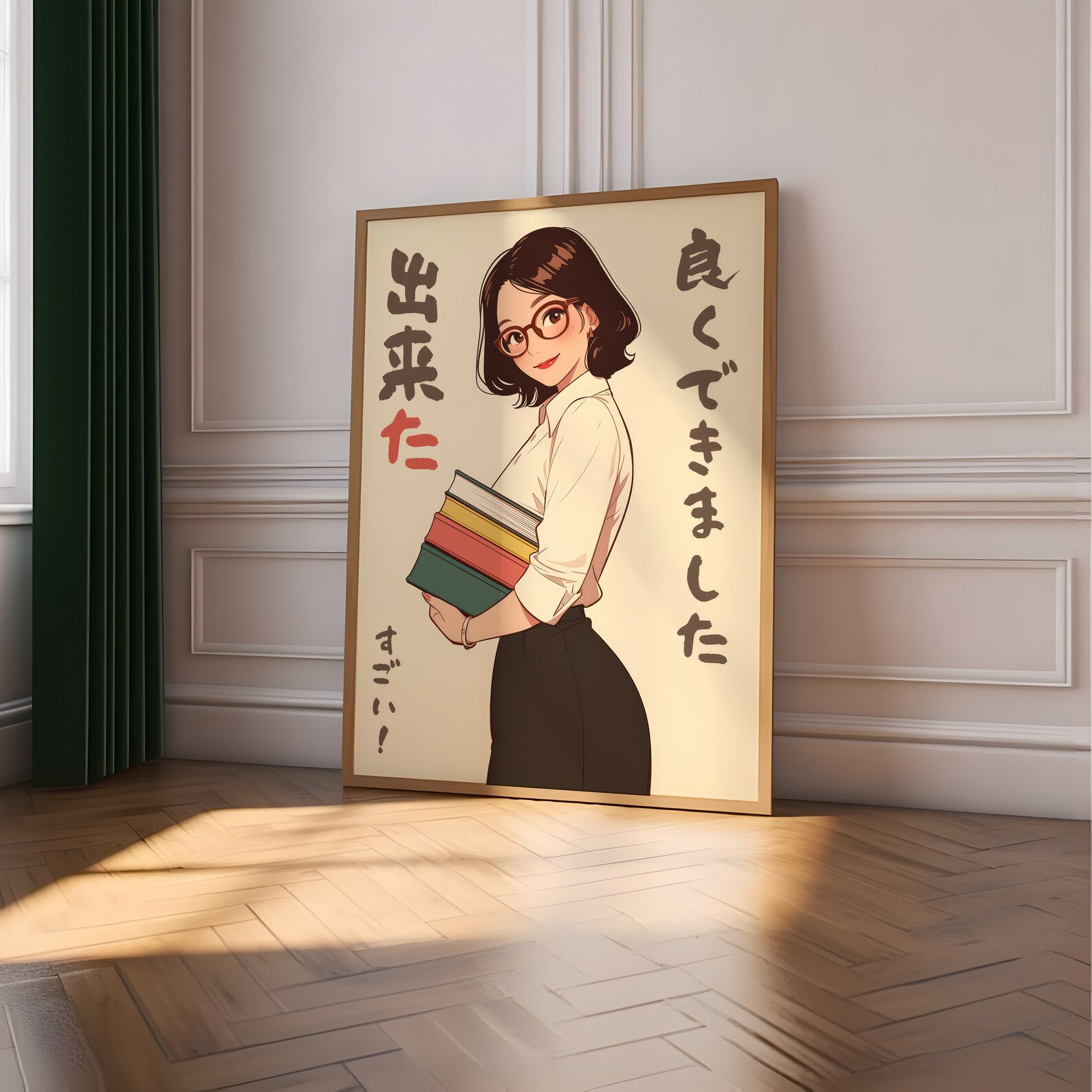 Japanese Sensei Art Print, Sensei Poster, Sugoi! Wow in Japanese ...