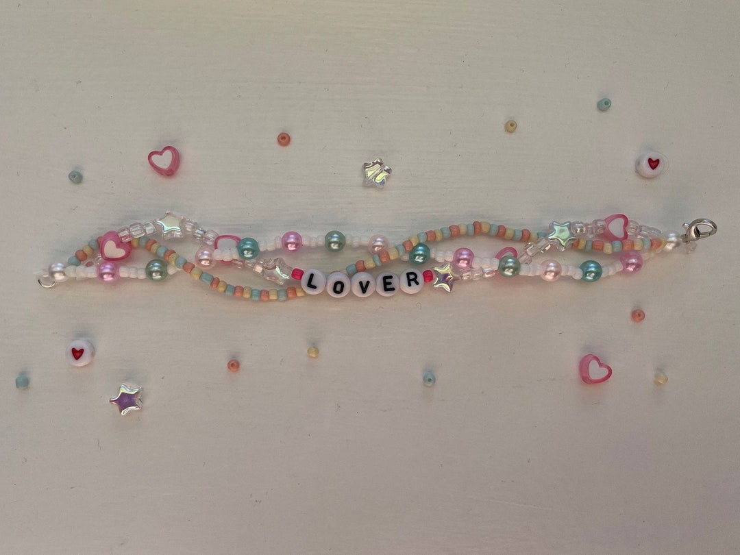 Lover Taylor Swift Inspired Bracelet customisable With Any Lover Song ...