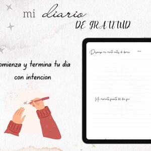 Diario De Gratitud: Spanish Guided Journal for Goodnotes, Notability ...