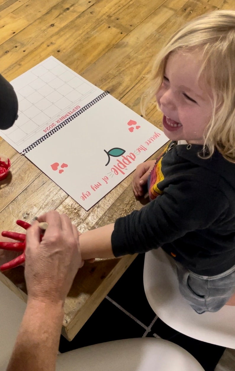 2024 Handprint Footprint Calendar Art Craft / Child Baby Kids Toddler ...