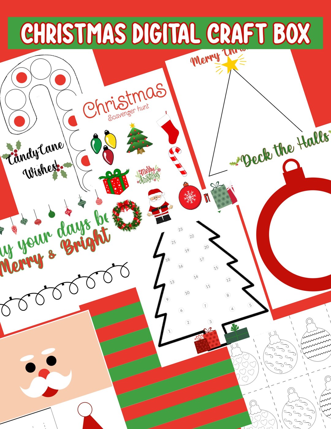 Christmas Crafts Digital Download Bundle/christmas Crafts/downloadable ...