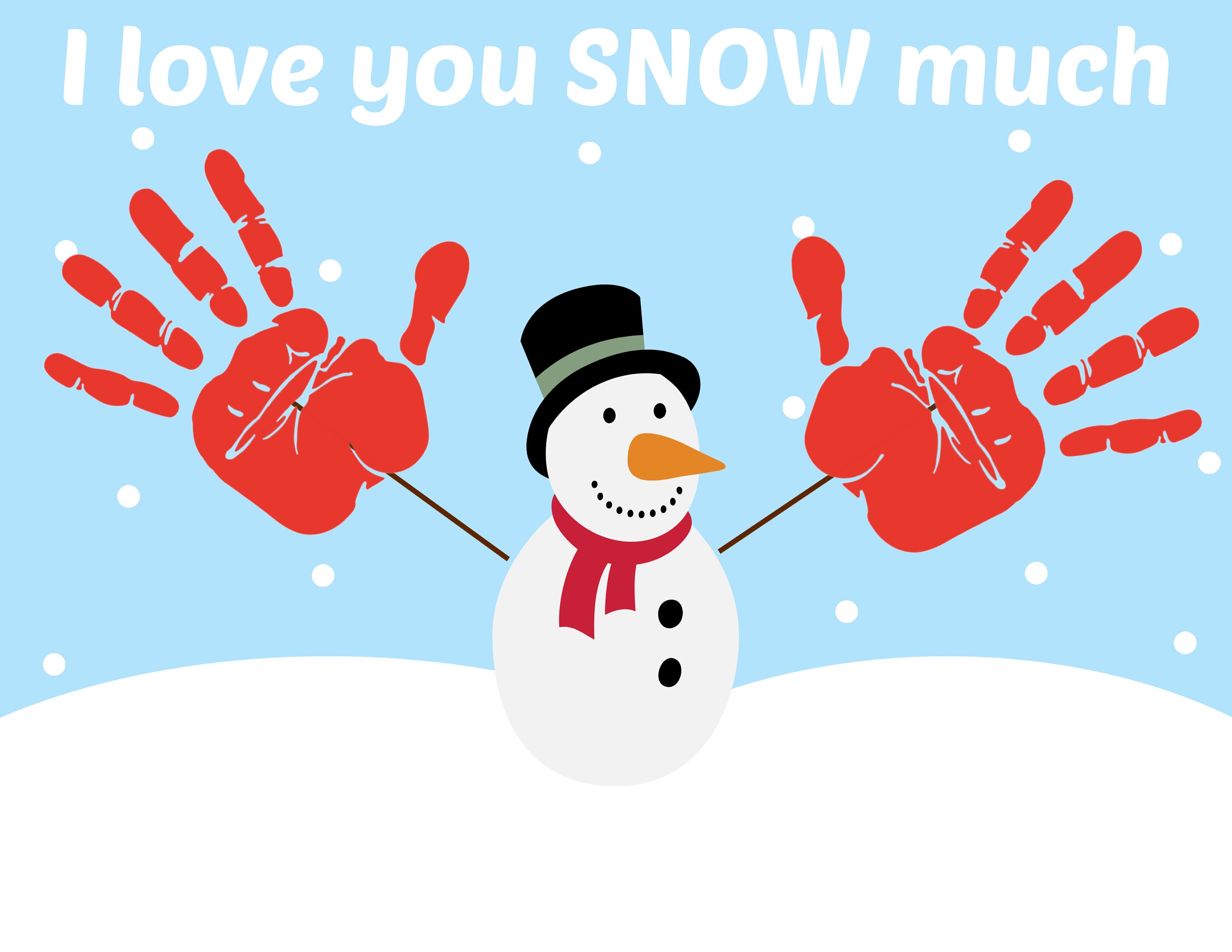 Winter Handprint Footprint Art Bundle/winter Handprint Craft/preschool ...