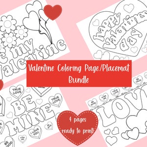 Valentine’s Day Coloring Pages/printable Valentine’s Day Coloring Pages ...