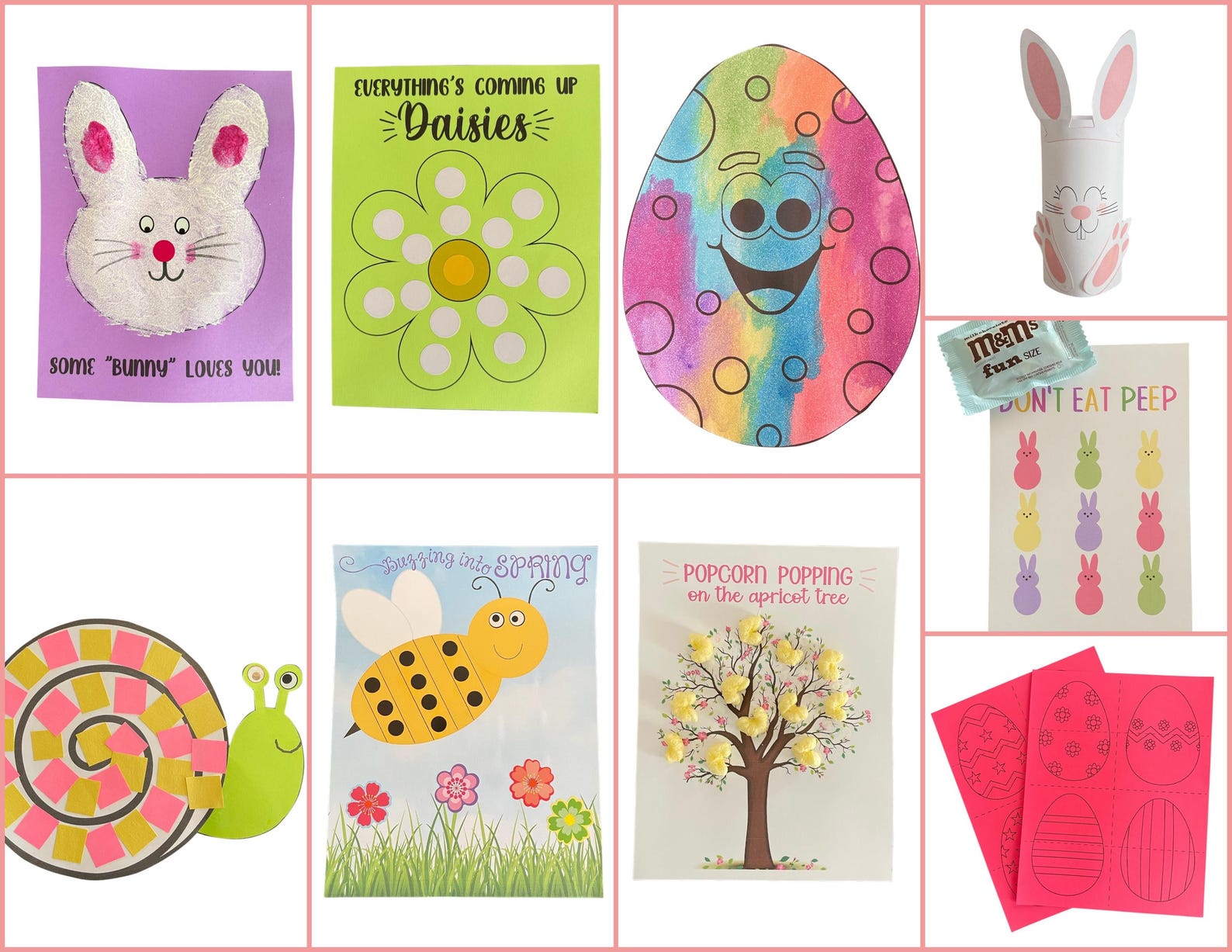Easter Printable Craft Kit/easter Printable Download/instant Printable ...