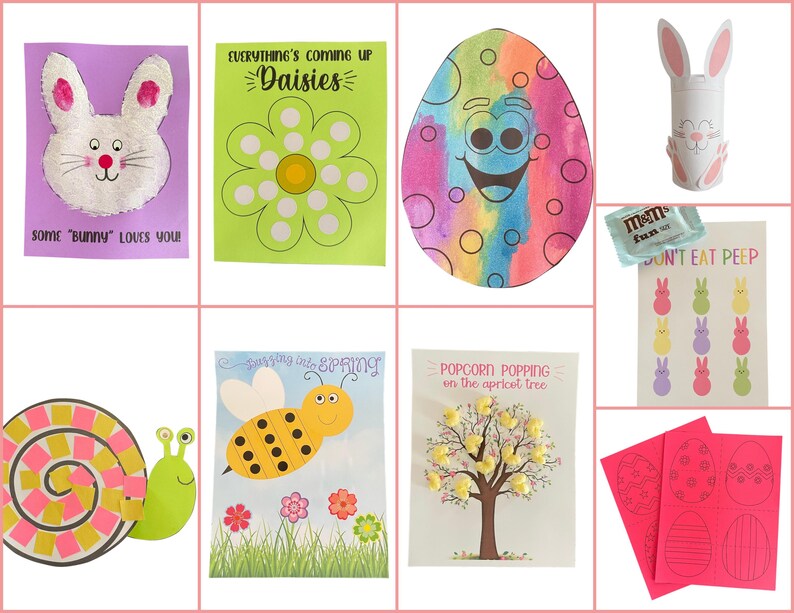 Easter Printable Craft Kit/easter Printable Download/instant Printable ...