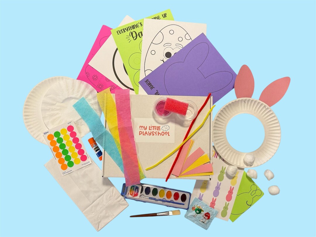 April Craft Box for Kids/easter Craft Box for Kids/spring Craft Kit/craft Supply Kit/preschool ...