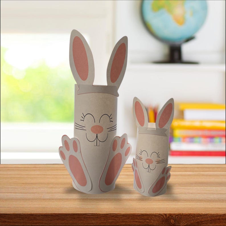 Easter Bunny Printable Craft/kids Cut and Glue Craft/preschool Craft ...