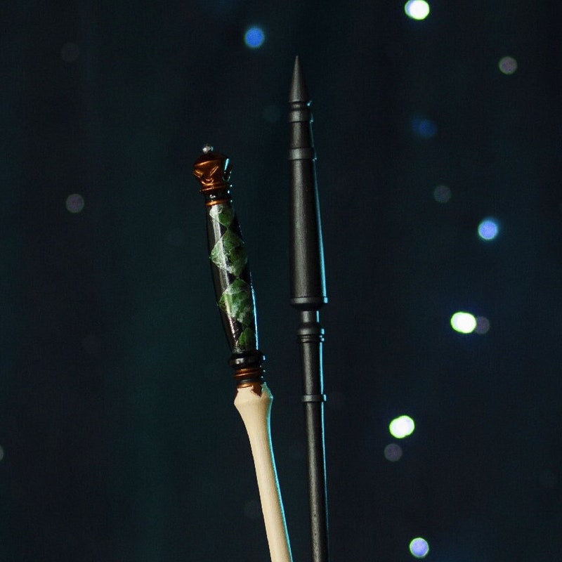 Green Costume Wand - Etsy UK