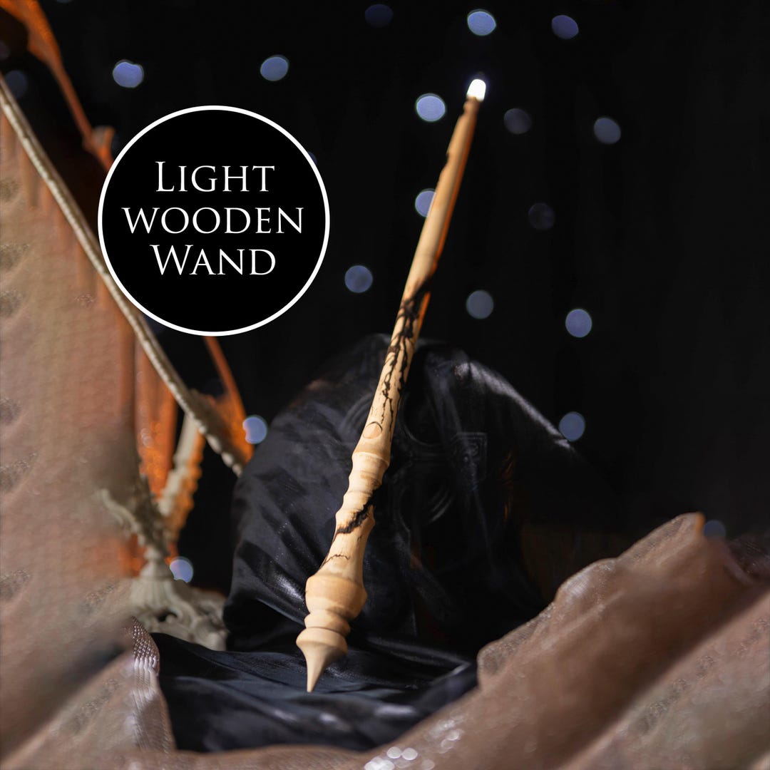 Illuminating Wand Light up Custom Magic Wand Wooden Wand Wizard Gifts ...