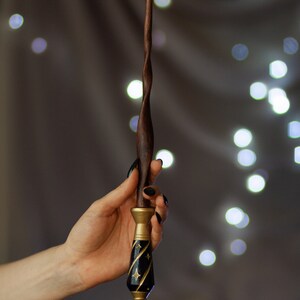 Celestial - Blue Wooden Wand - a Magical Gift for True Legacy Witches ...
