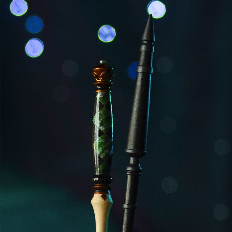 Sebastian Sallow Wand: Handmade Wooden Wizarding Gift - Etsy