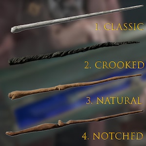 Celestial - Blue Wooden Wand - a Magical Gift for True Legacy Witches ...