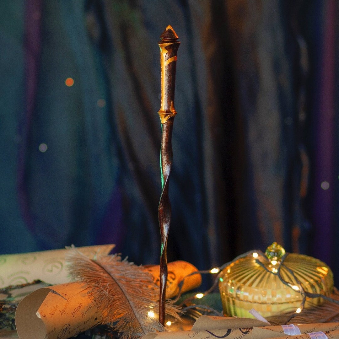 Arrow Handmade Wooden Magic Wand: Legacy Collectible, Wizard Gift - Etsy