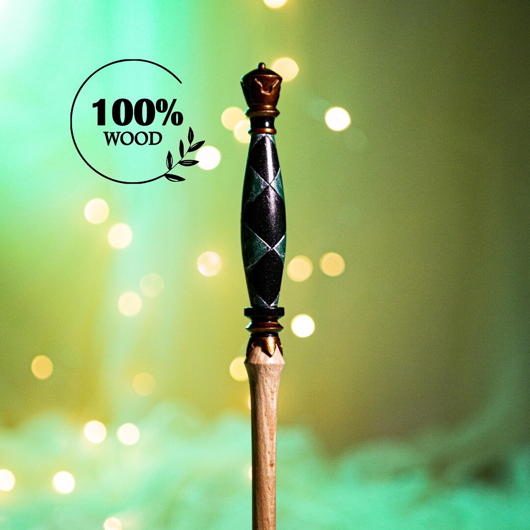 Legacy Wand – Sebastian Sallow Wooden Magic Wand | Custom Cosplay ...