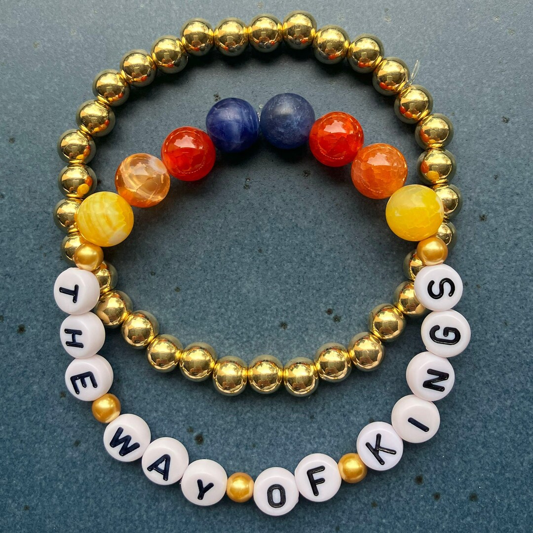 The Way of Kings Bead Bracelet, Stormlight Archive Bracelet, Fantasy ...