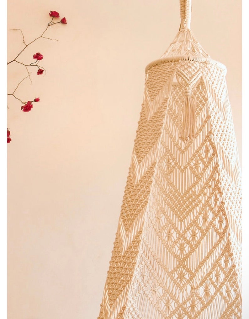 Boho Swing Chair With Handwoven Motifs - Etsy