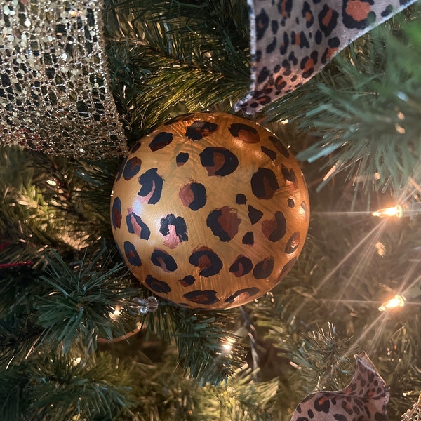Leopard Print Ornaments - Etsy