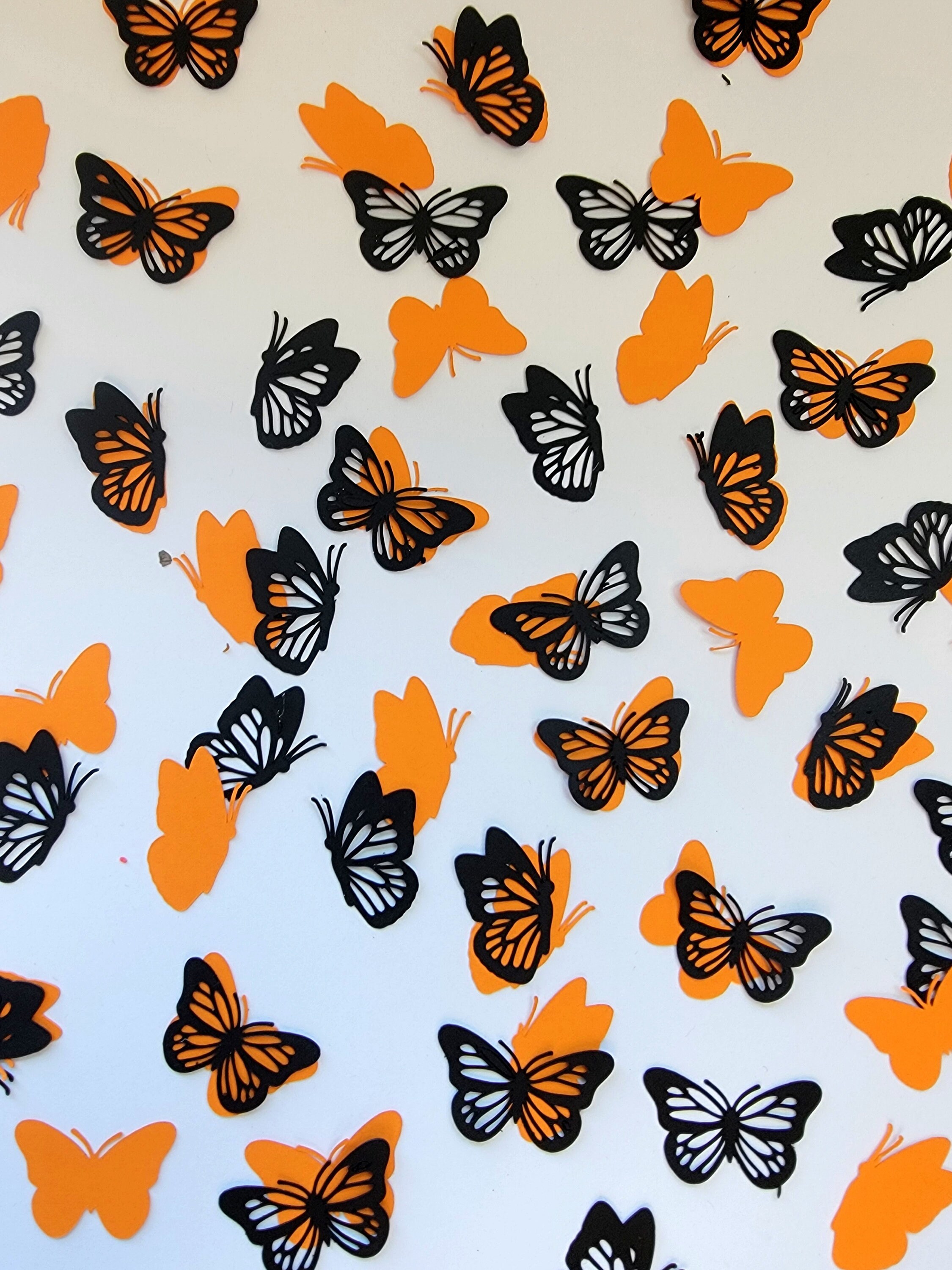 Monarch Butterflies- Confetti, 150 Pieces, Mini Decorations, Party ...