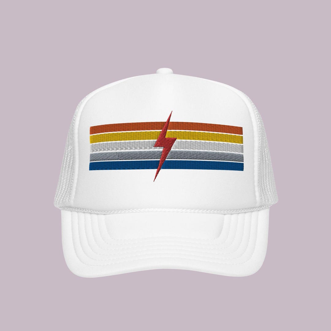 Custom Embroidered Retro Foam Trucker Hat, AV Aviator Nation Cap, Dress ...