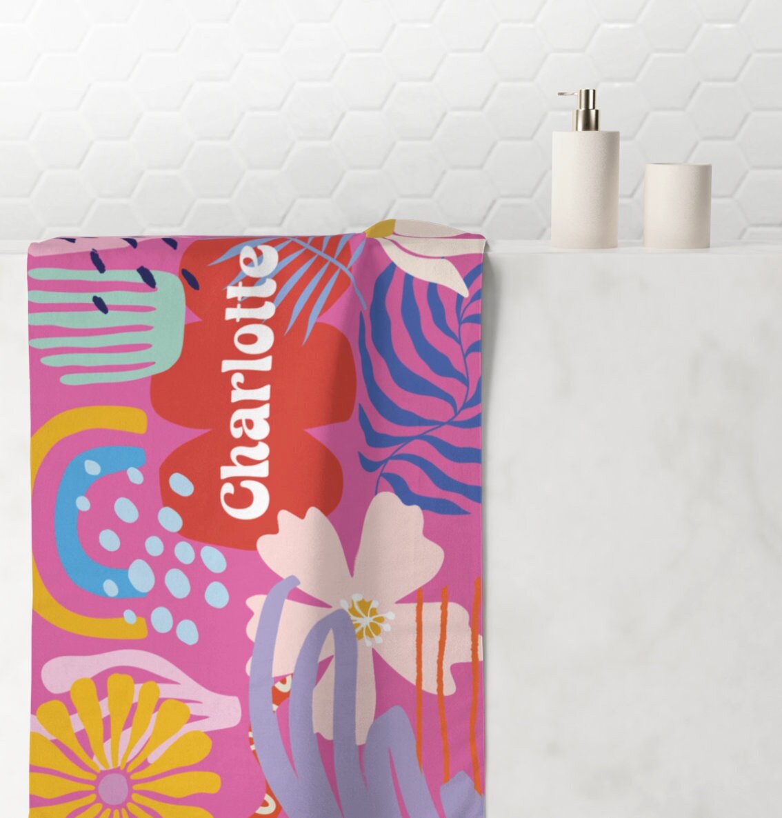 Personalized Beach Sun Towel for Group Vacations and Girls Trips, Cute ...