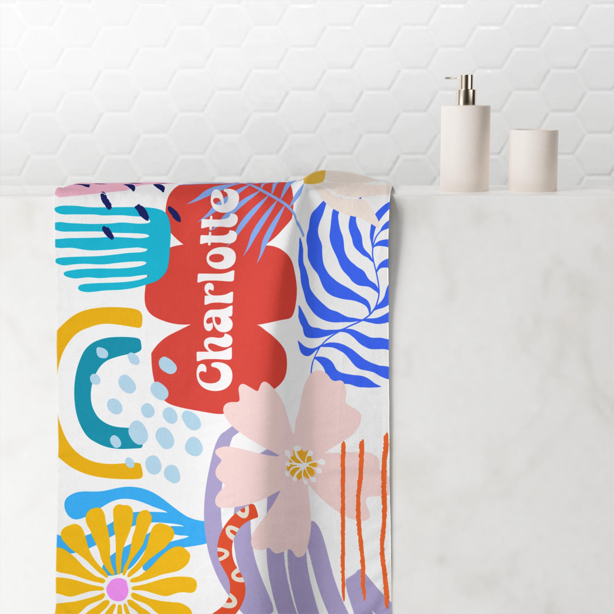 Personalized Beach Sun Towel for Group Vacations and Girls Trips, Cute ...
