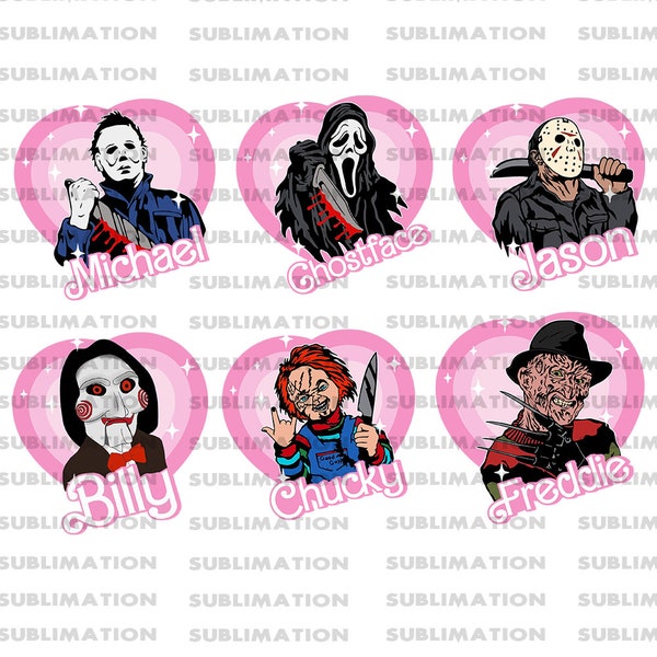 Horror Movie Character Vector - Etsy