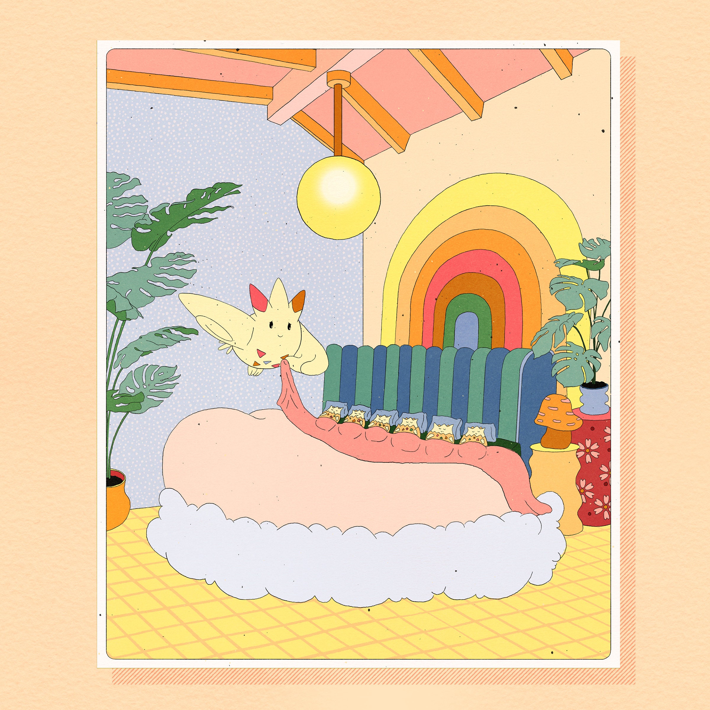 Goodnight Togepi 10x12 Art Print - Etsy