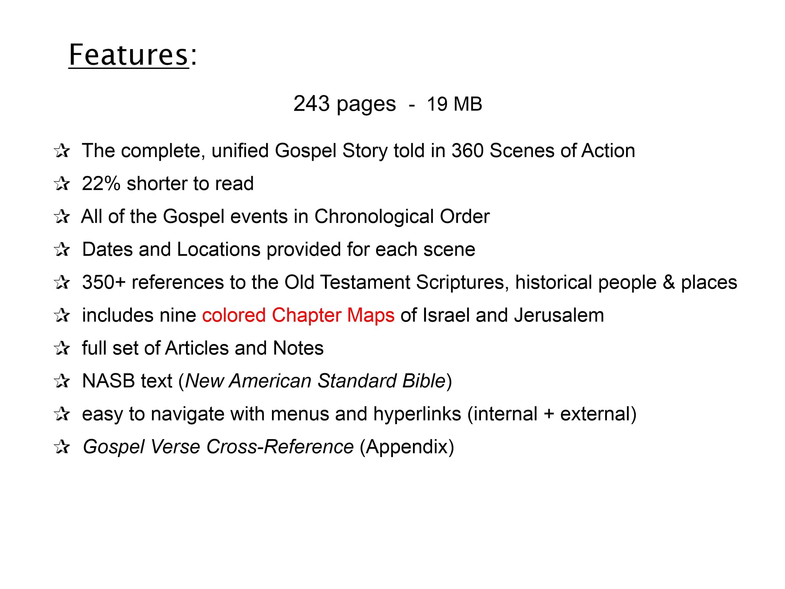 The Synoptic Gospel - PDF Edition. A Four Gospel Harmony and Word-for ...